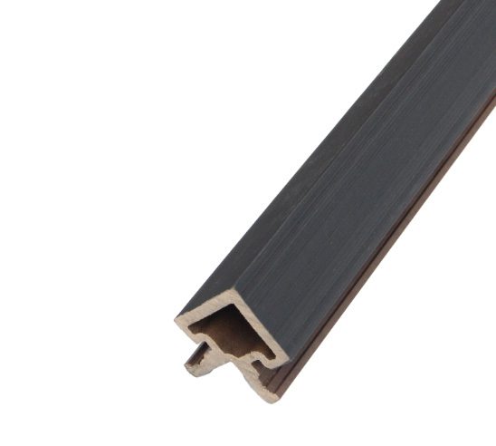 Slatted Cladding Corner Trim Midnight Black 2.5m - Benfleet Plastic ...